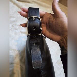 Coach | Bags | Vintage Coach Legacy Black Slim Duffle Leather Crossbody ...